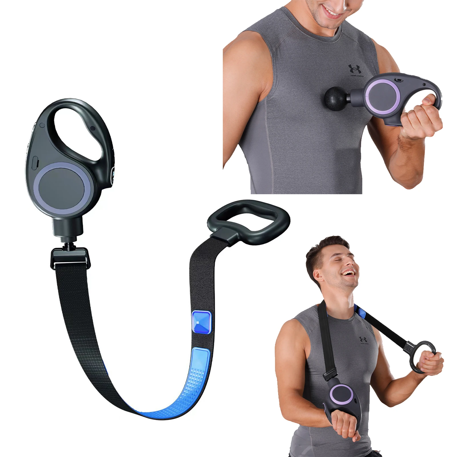 2022 Healthpal New Logo Tissue Belt Design Fascia Hand Gun Wireless ...