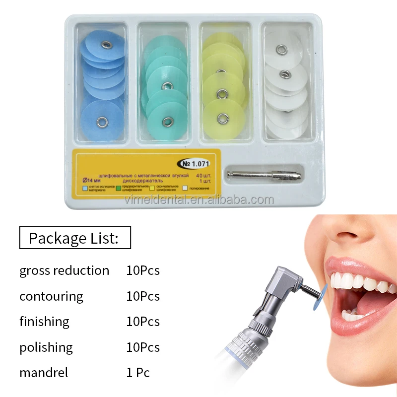 Polishing Discs Dental Gross Spiral Finishing Wheel Set