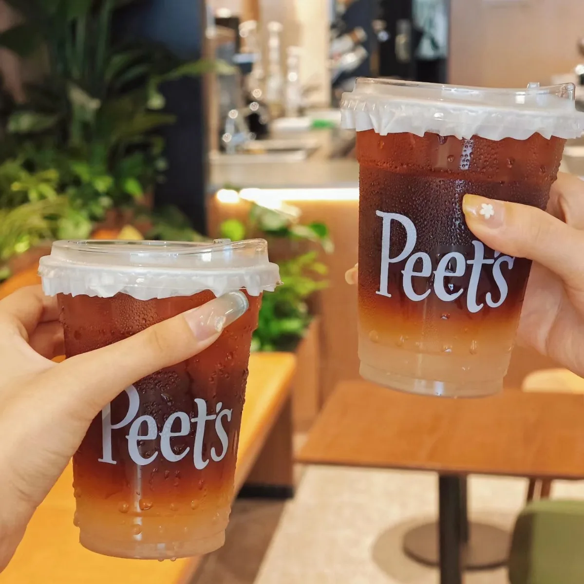 Nicro Custom Logo Disposable Coffee Cups - PET Material