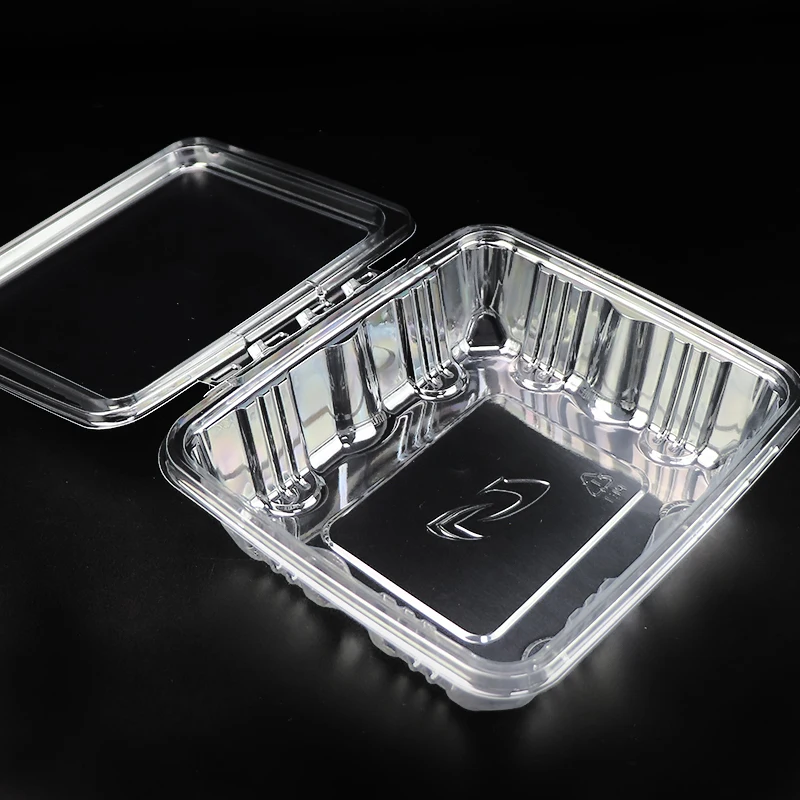 Clear Pet Hinged Container Tamper Evident Food Container 16oz Tamper ...