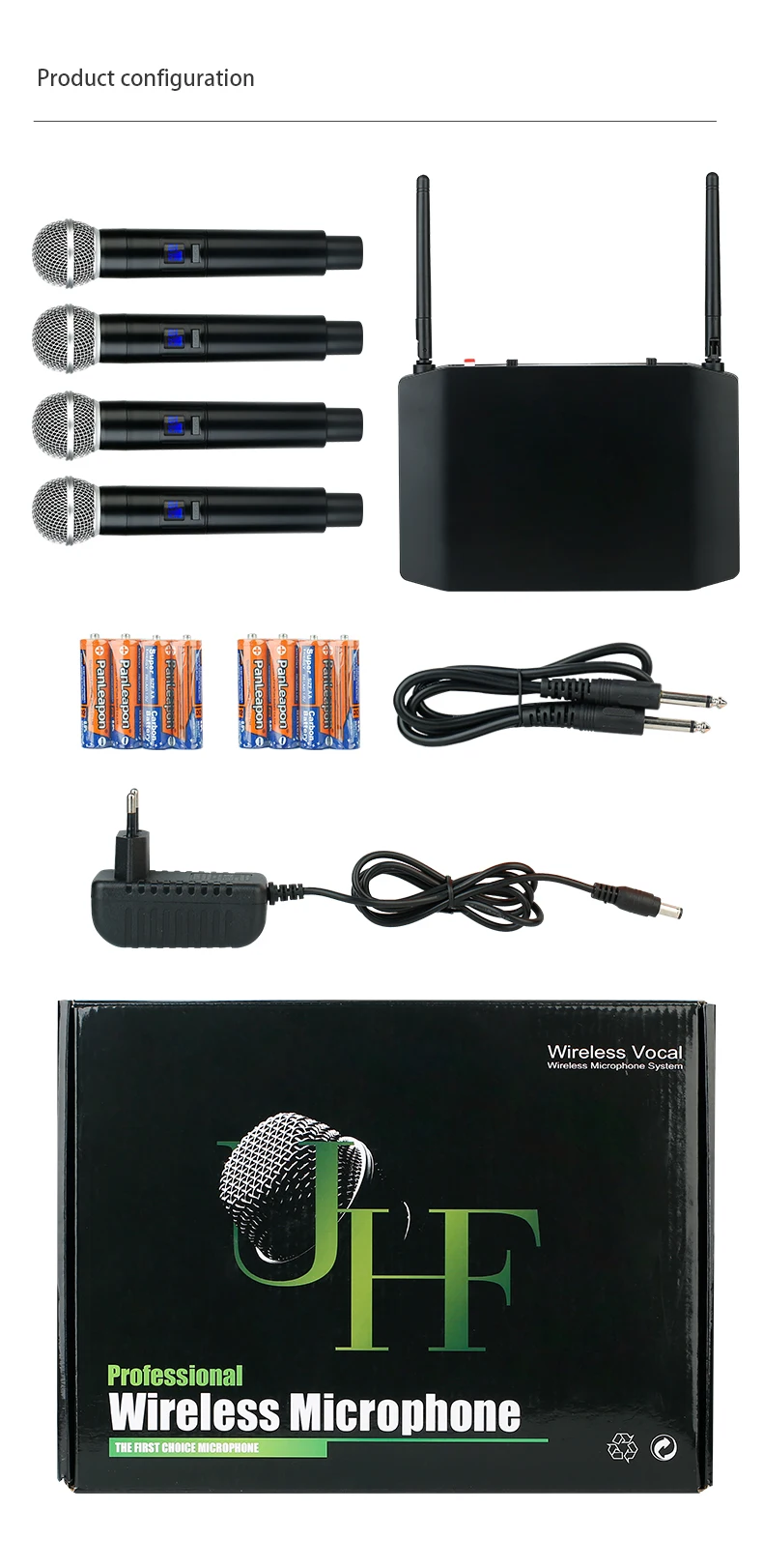 Professional Uhf System Wireless Microphone 8 Channel - Buy Wireless ...