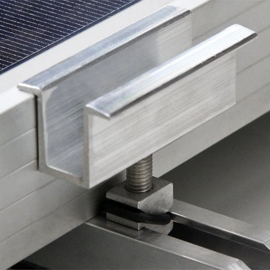 Bsci Solar Panel Mounting System Solar Pv Mid Clamp,Solar Rack Clamp ...