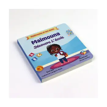 Custom Round Corner Matte Laminated Board Books For Children Education ...