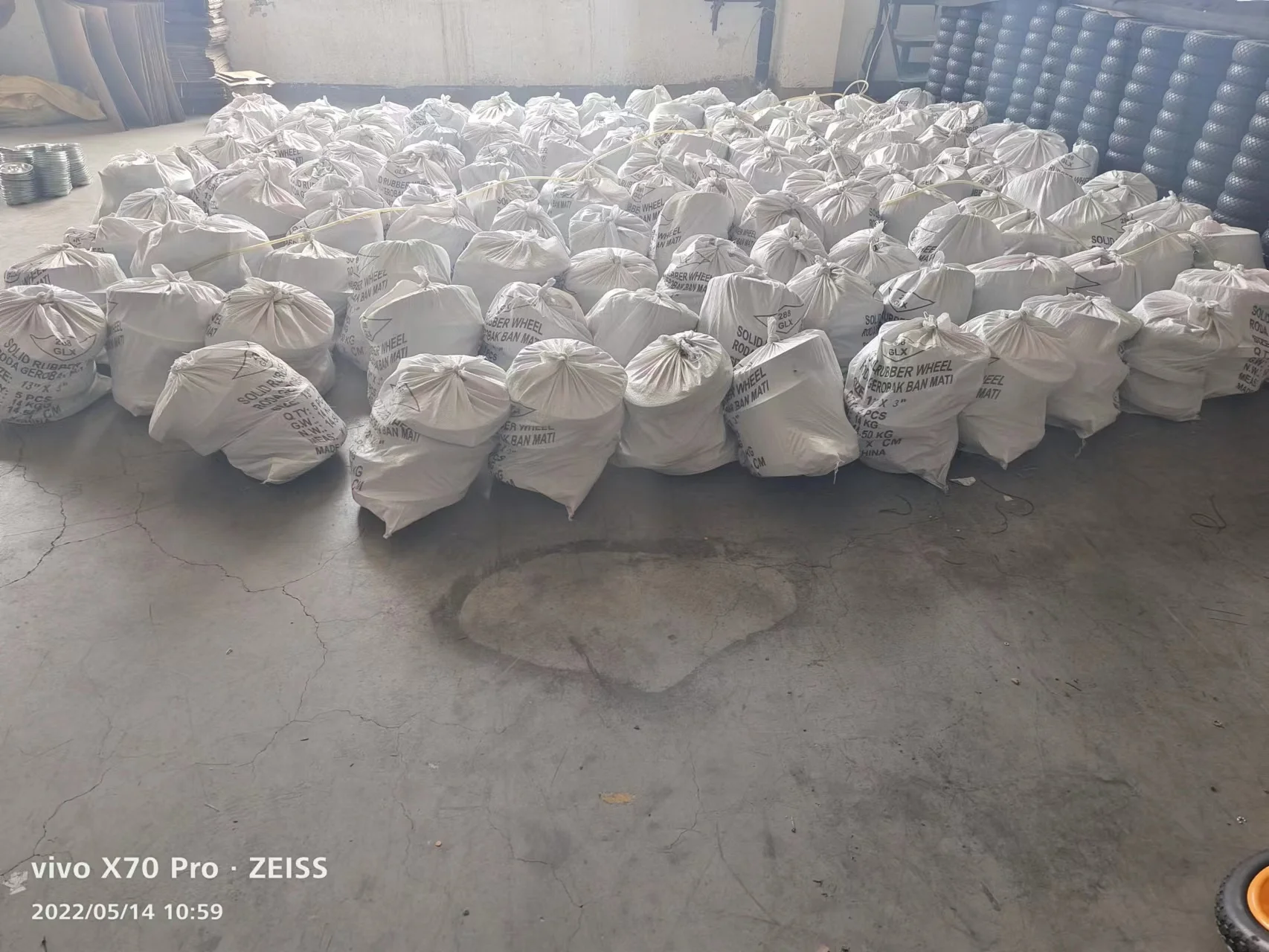 3800 Solid Powder Tyre Tool Carts/wheelbarrow/garden Trailer Wheel 3800 ...