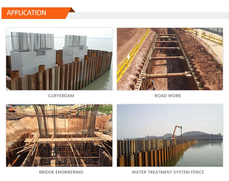 U Type/ Z Type Sy390 Hot Rolled Steel Sheet Pile Nsp-ivw/ Jis5528 ...