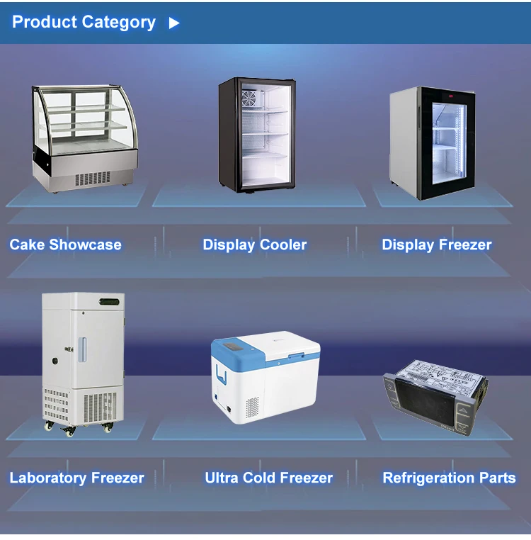 SD50B Counter Top Freezer Display with LED Light Single-Temperature ...