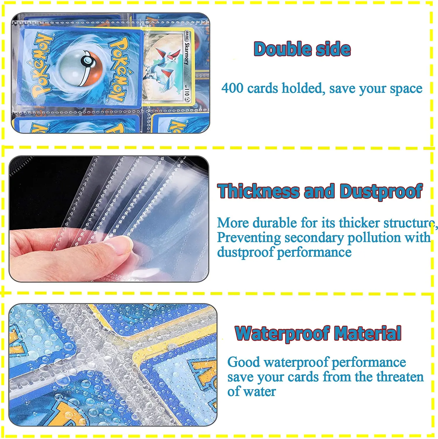 Pikachu Verzamelmap Toploader 4 9 Pocket Sleeve Poke Mon Collection ...