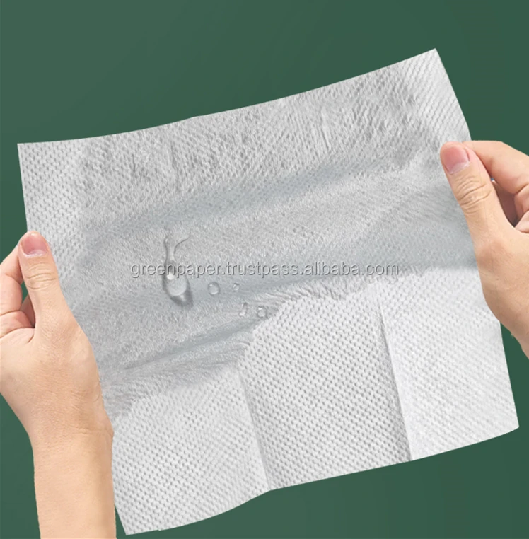 Vietnam Custom 1ply M-Fold Water-Soluble Hand Towel Tissue Paper Bulk ...