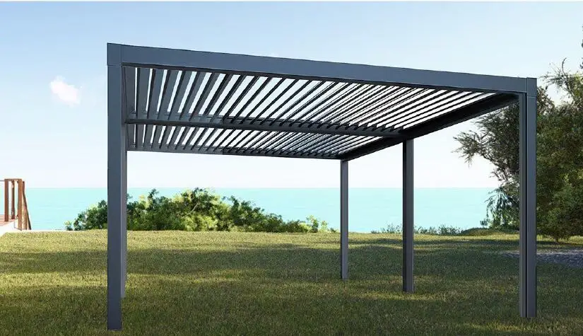 2x4 Motorized With Adjustable Louver Blade Patio Gazebo Personalizado ...