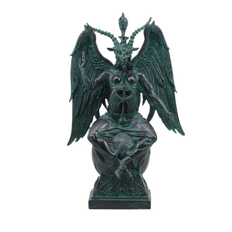 Baphomet Statue - Satanic Occultic Illuminati Goat of Mendes