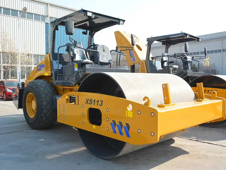 1 Ton Single Drum Vibratory Roller XS113E Hydraulic Road Roller XS113 ...