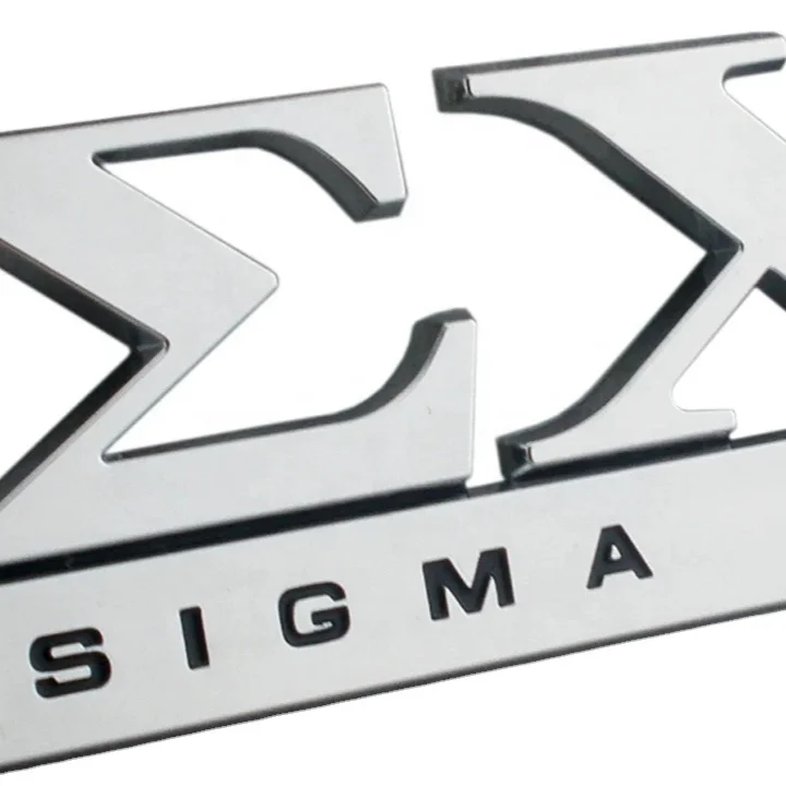 Custom Plastic Lettering Badge Car Emblems Abs Car Sigma Chi Logo - Buy ...