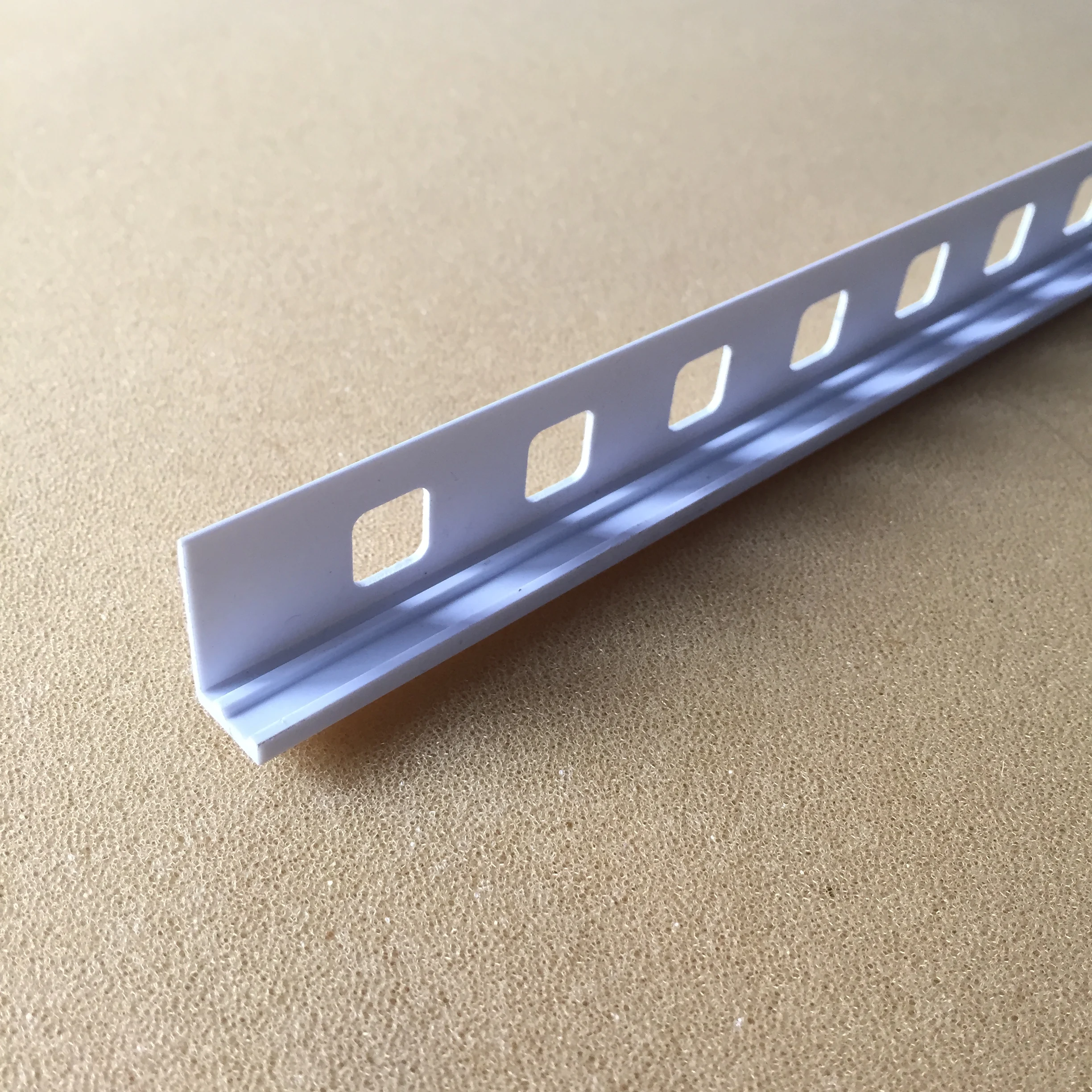 White UPVC PVC Door Edging Floor Trim - Durable & Stylish