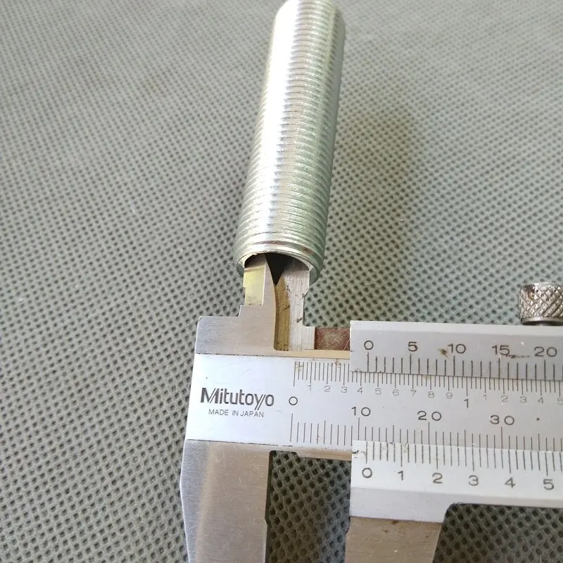 Stainless Steel Carbon Steel M16 Hollow External Threaded Thread Rod ...