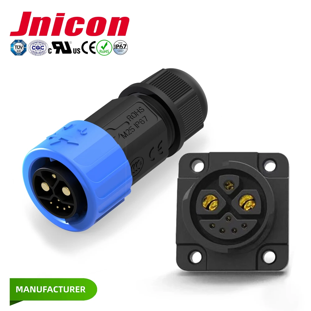 M25 2+1+5 Pin 60a 70a Waterproof Connector 2+1+3 2+5 2 1 5 8 Pin Plug ...