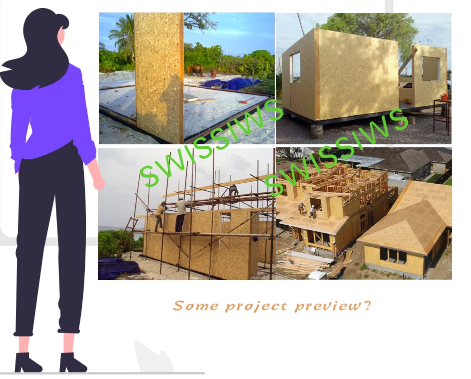 Decorative OSB SIP Panels for Prefab Houses - SWISSIWS