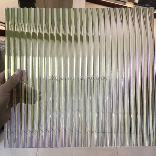 Tempered Tinted Reed Glass 4mm 5mm 6mm 8mm 10mm Moru Corrugated Fluted ...