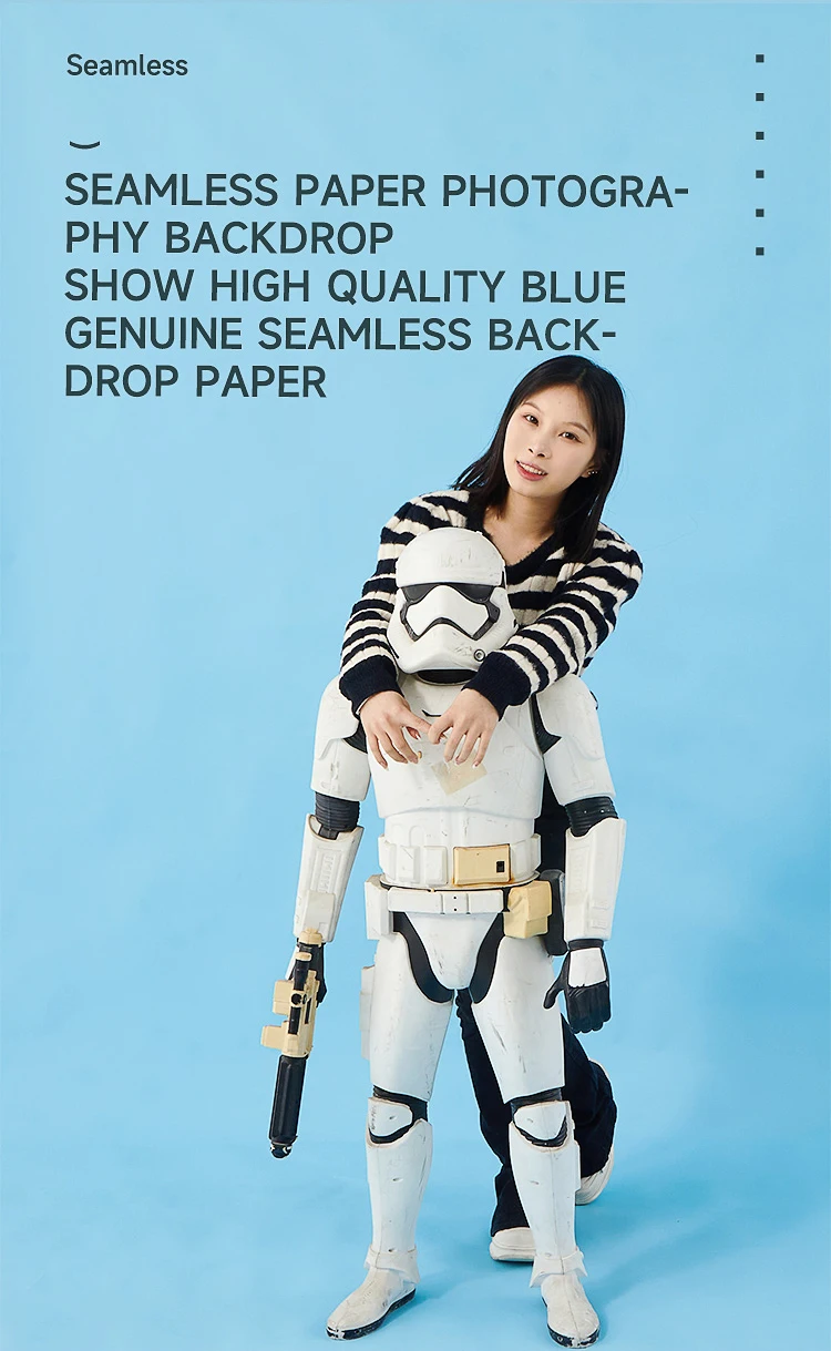 2.72x11m Seamless Backdrop Paper for Studio Photography