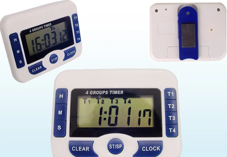 4 Groups Widescreen Lab Visual Countdown Small Mini 60 Minute Kitchen ...