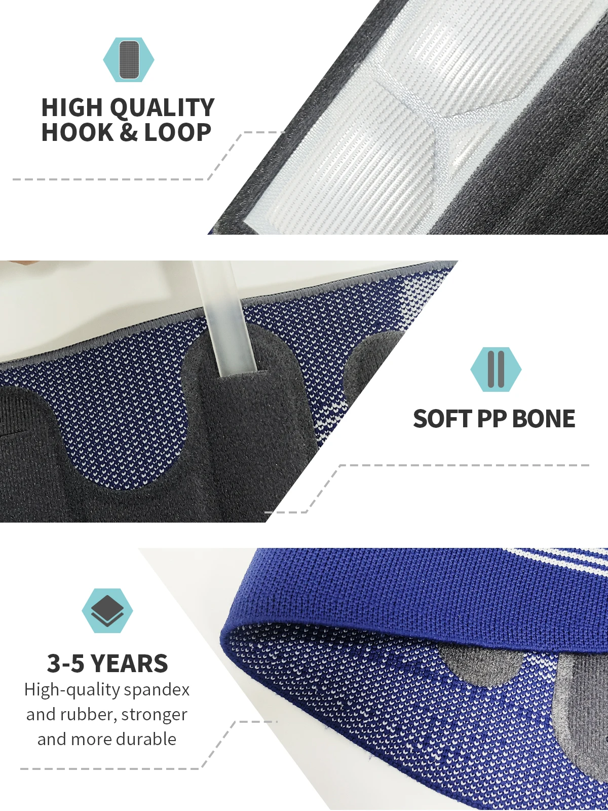 Universal 3d Knit Lumbar Support Supporter Back Brace Waist Support ...