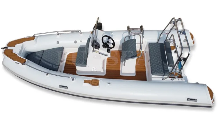 New Product 17ft 5.2m 520 Qingdao Inflatable Raft Fiberglass Pvc ...