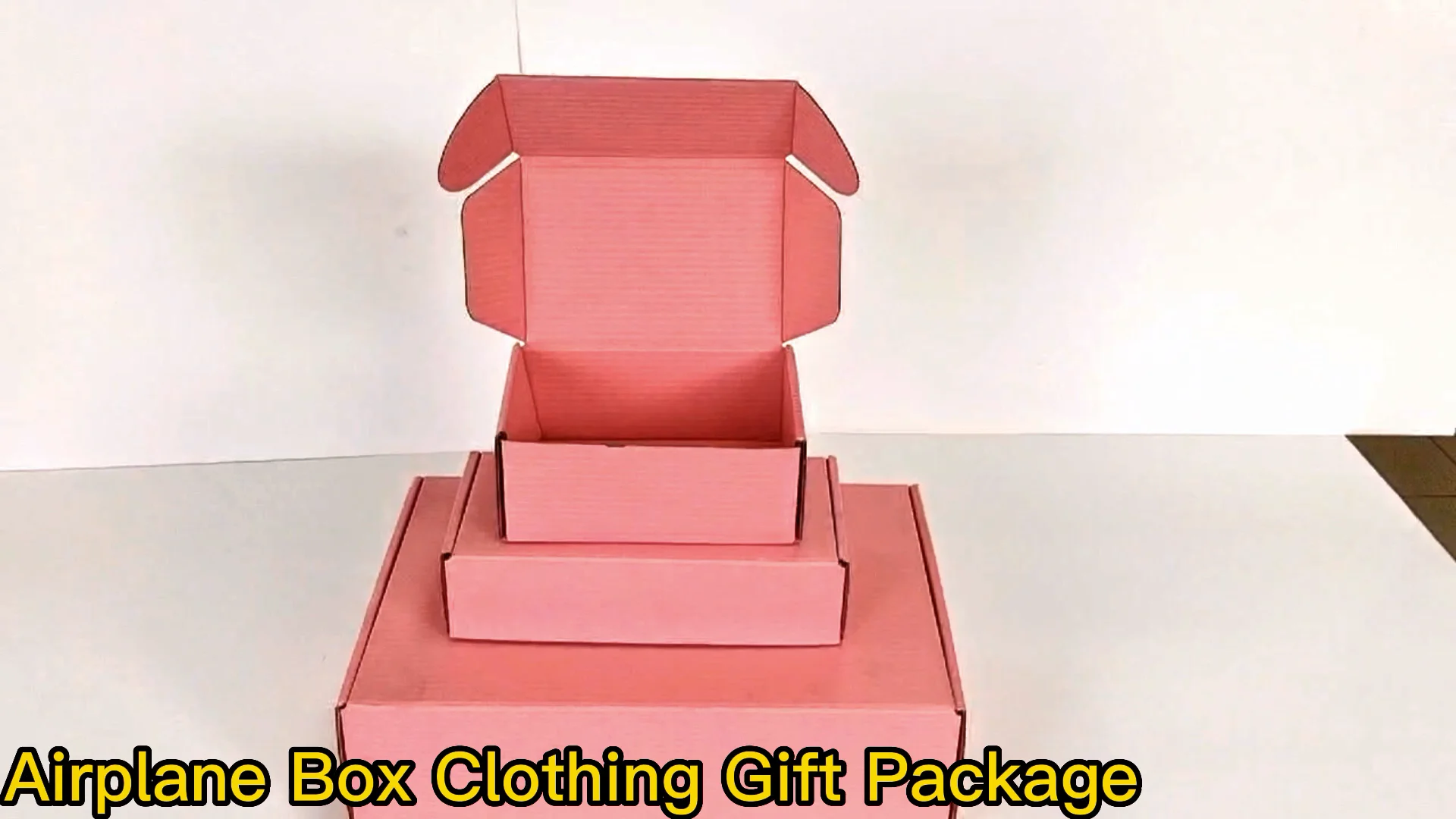 Custom Paper Airplane Shipping Mailing Box Folding Corrugated Cardboard ...
