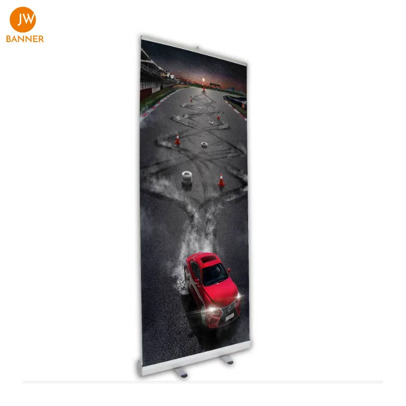 Portable Roll Up Banner Stand 80x200cm for Outdoor Advertising ...