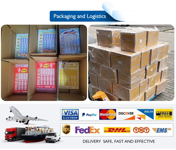 Hot Selling Custom Logo Specialty Paper Break Open Pull Tab Lottery ...