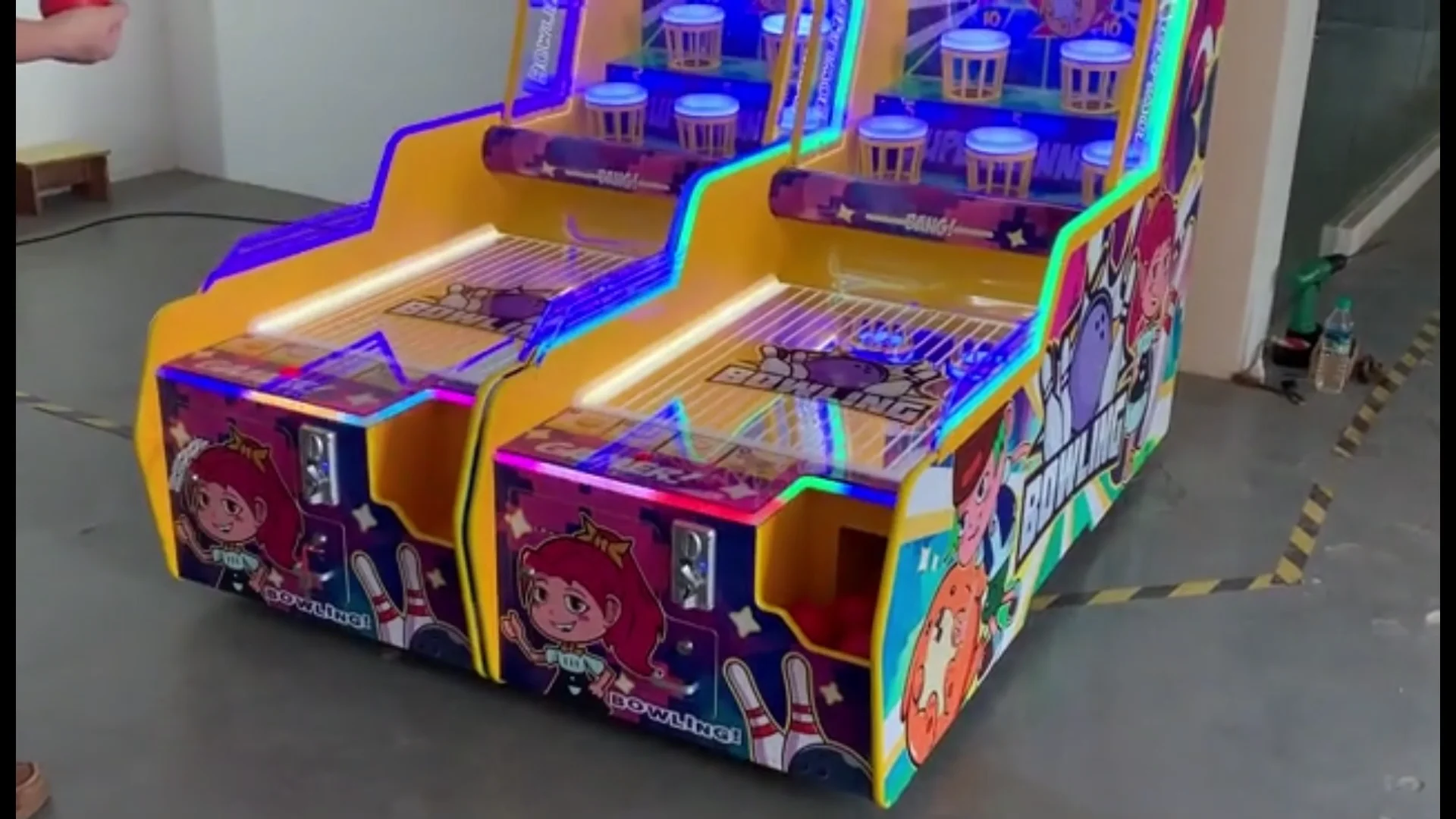 Fancy Bowling Coin Operated Indoor Amusement Arcade Redemption Bowling ...