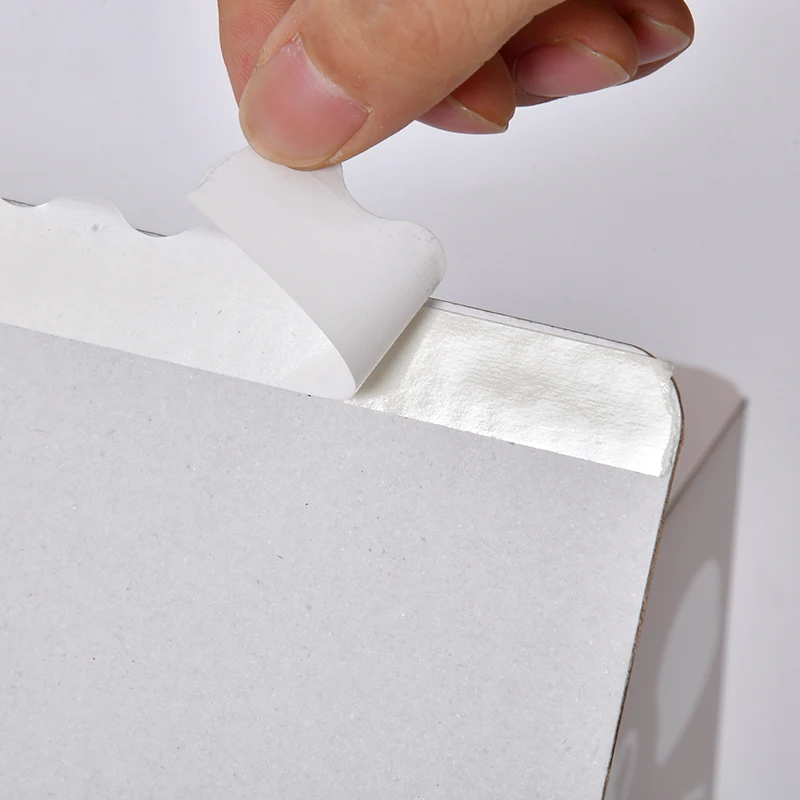 Custom Corrugated Paper E Commerce Shipping Box Self Adhesive Zipper ...