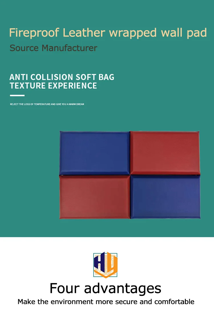 Fire Retardant Wall Soundproofing Waterproof Pu Leather Wrapped Noise ...