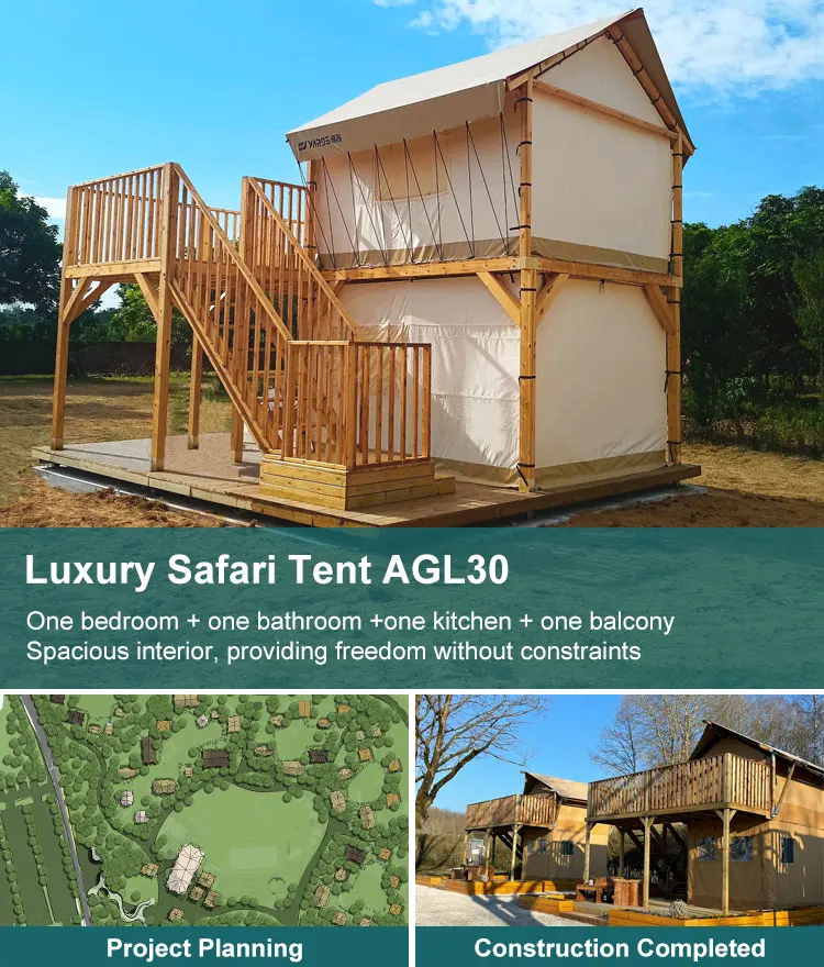 Luxury Glamping Tent - Two Story Safari Hotel Experience