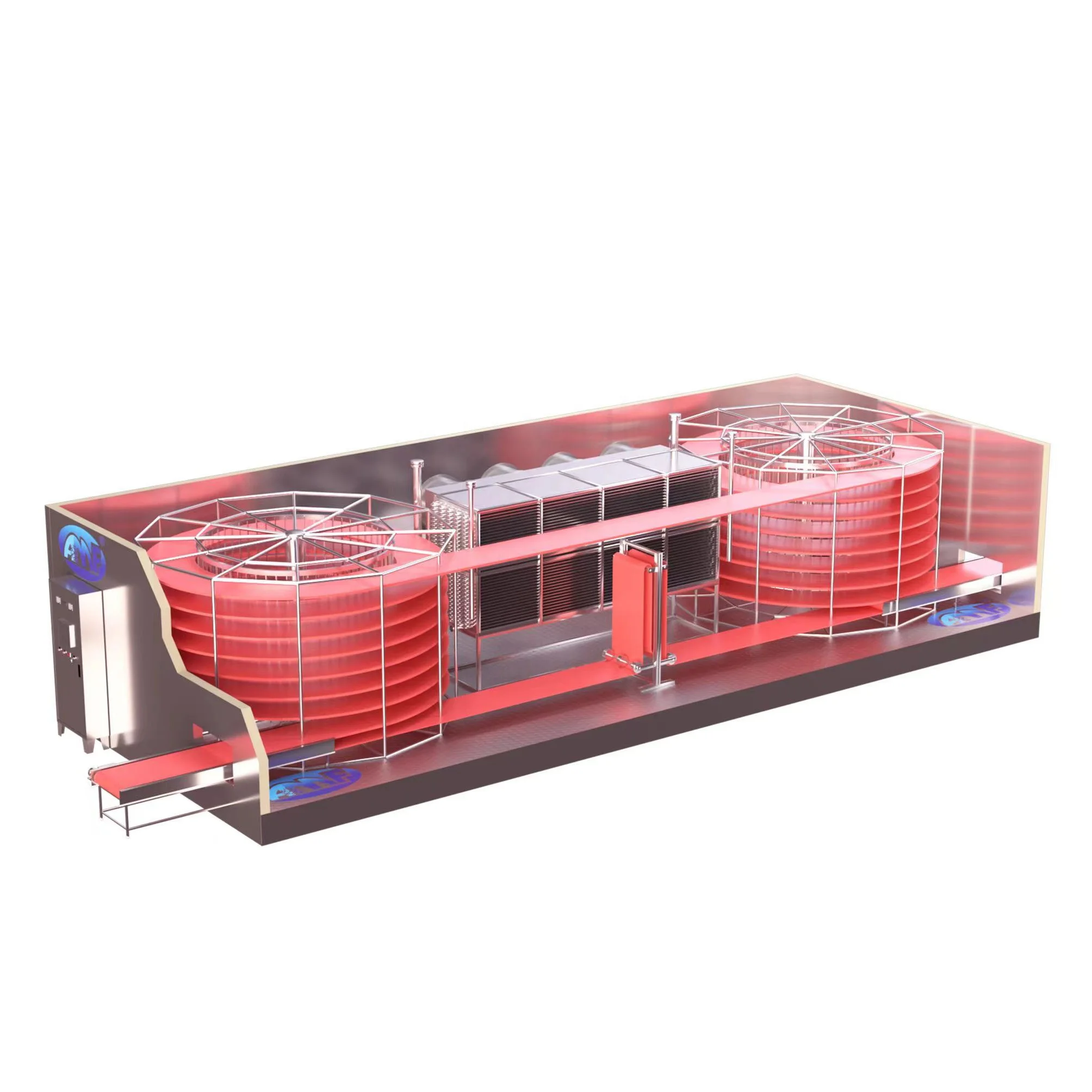 Most Popular Used In Cooling Food Iqf Spiral Quick Freezer Blast Freeze ...
