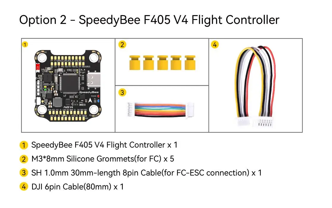 Speedybee F405 V4 3-6s 30x30 Fc&esc Fpv Stack Icm42688p F405 Flight ...