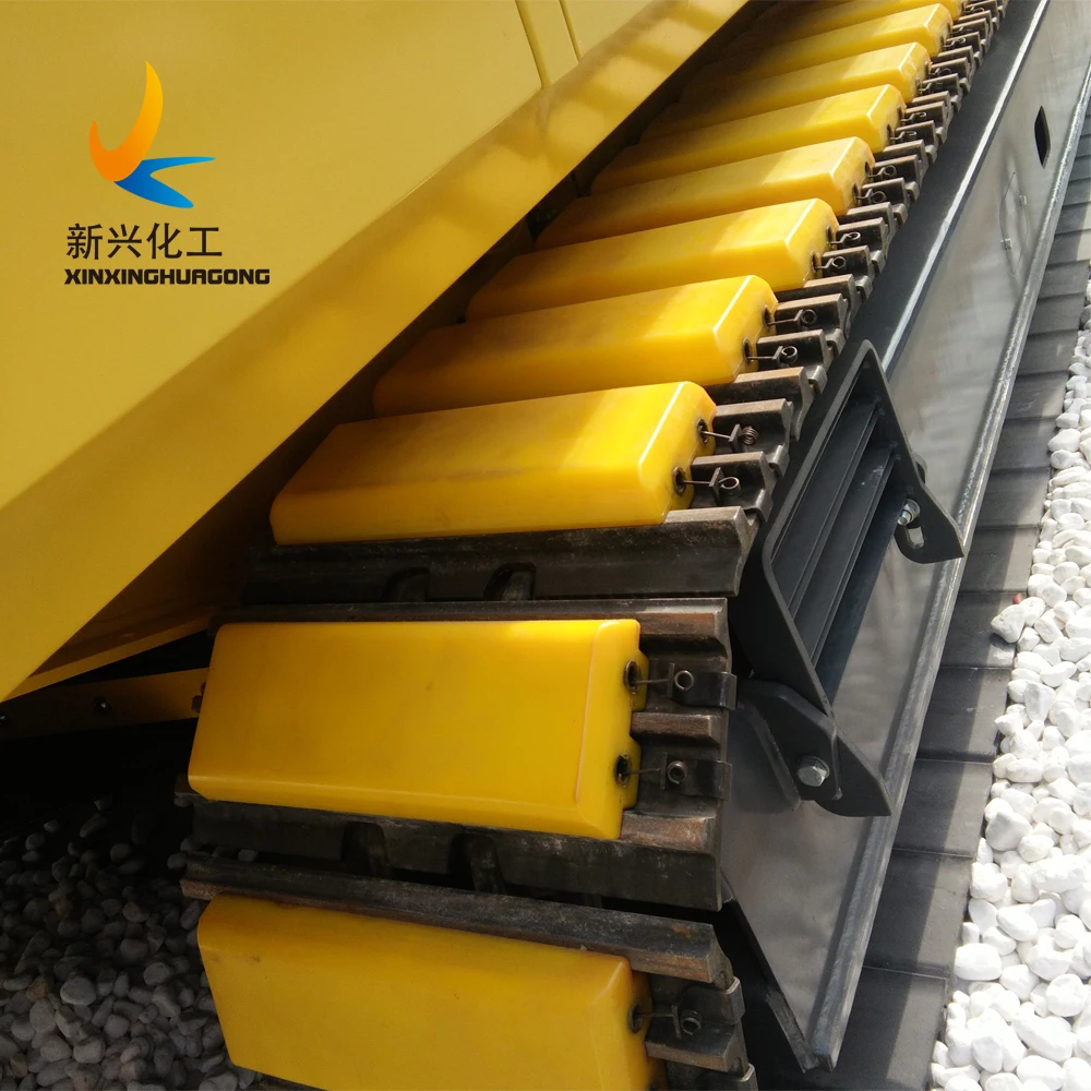 Light Weight UHMWPE Track Shoes for Amphibious Excavators