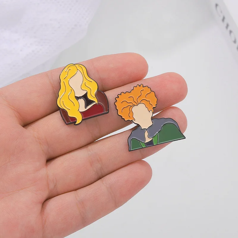 Appfilter 2022 Cartoon Tv Film Character Faceless Figure Alloy Brooch ...