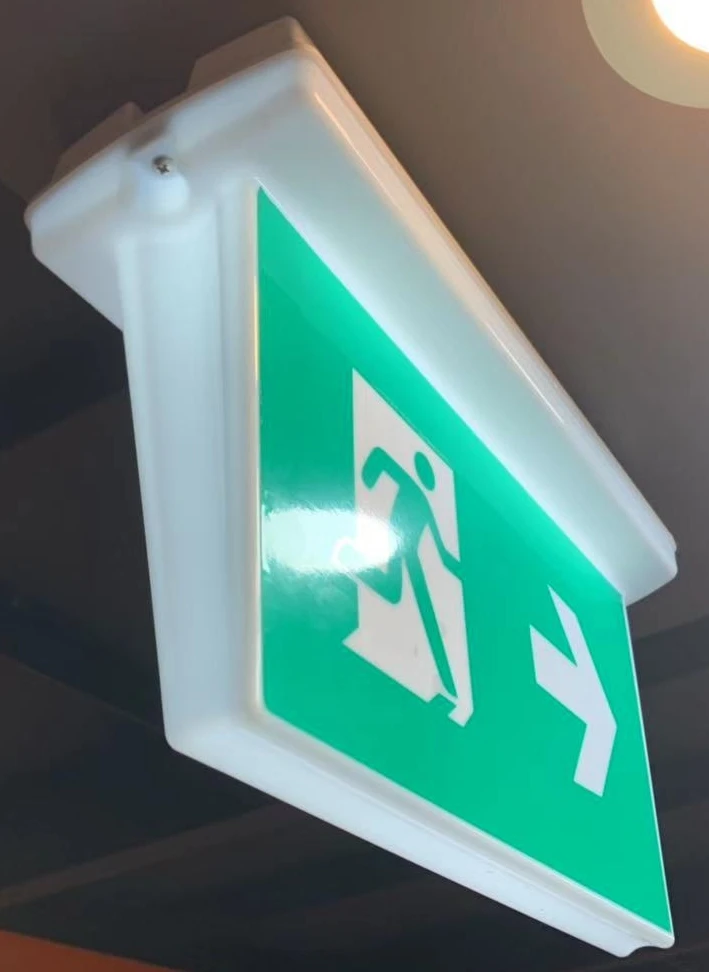 220v Wm-57 Recessed Evacuation Indicator Lamp Box 3 Hours Backup ...