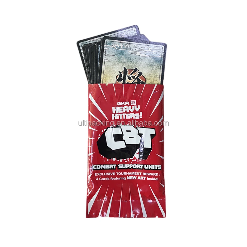 Foil Packaging for Trading Cards - Customizable & Recyclable