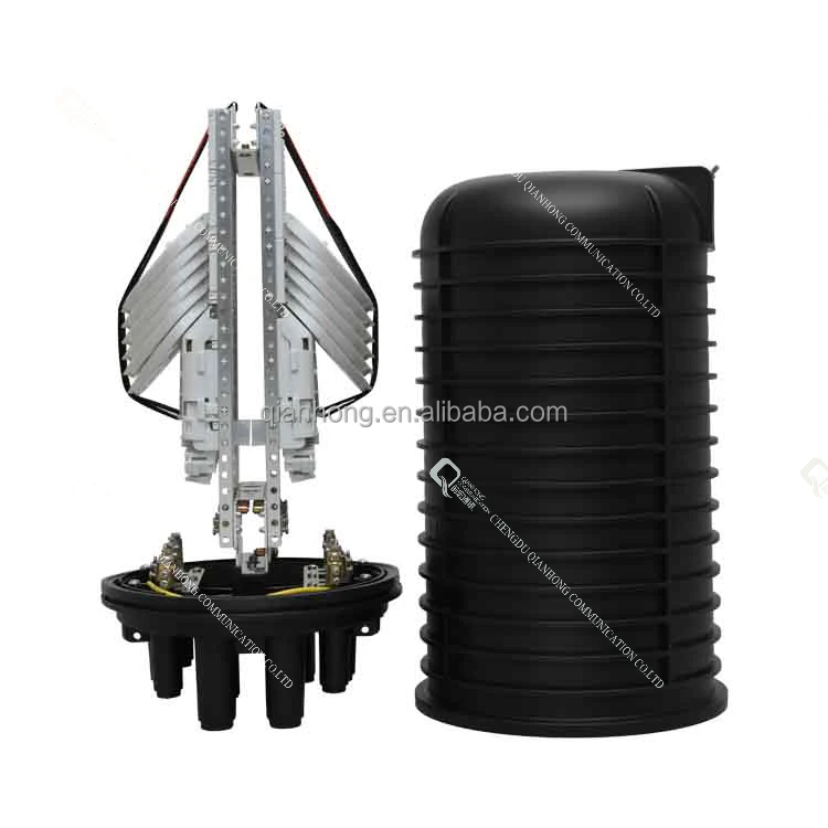288 cores FTTH/FTTX IP68 Dome Type Closure Fiber Optic Splice Closure ...