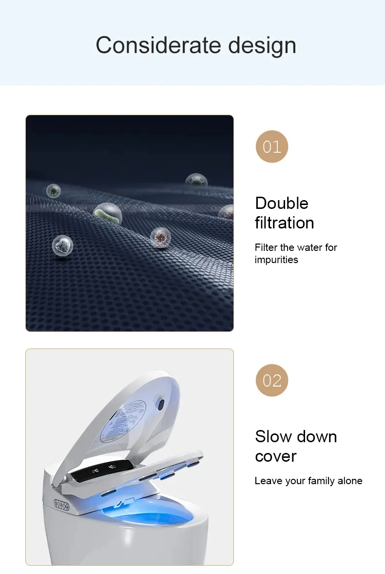 Smart Toilet - Intelligent Wc Commode with Automatic Flush