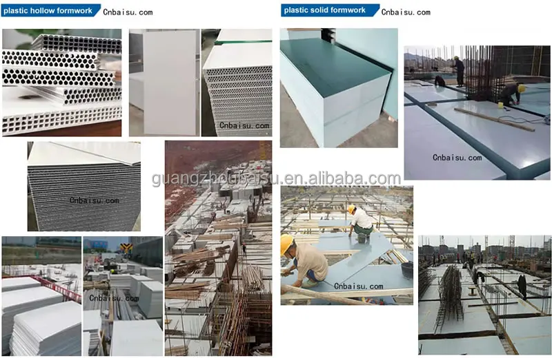 Plastic Formwork - Durable, Reusable, and Easy to Assemble