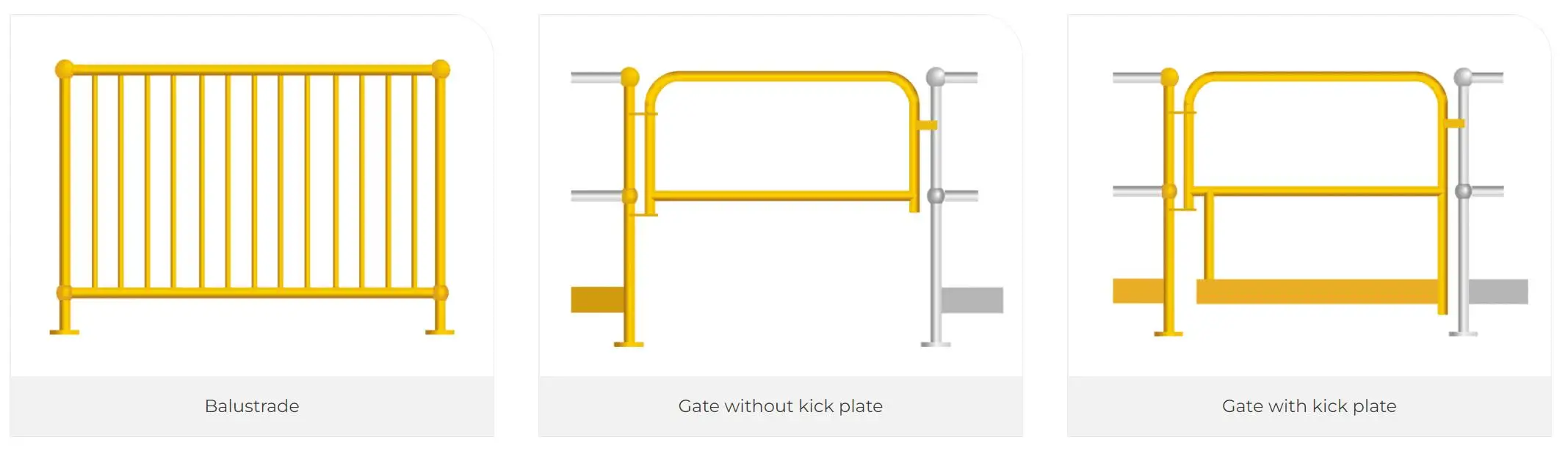 Grating Stanchions Railing Ball Joint Handrails - Durable & ECO FRIENDLY