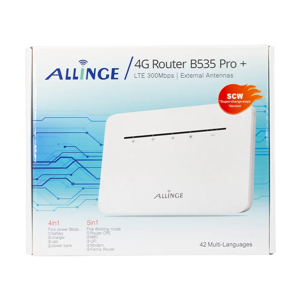 Allinge Sds008 Unlocked B535 4g Cpe Wifi Router Wireless Cat4 With Sim ...