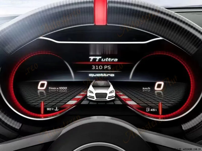 Digital Cluster Virtual Cockpit Screen for Audi TT 2009-2016