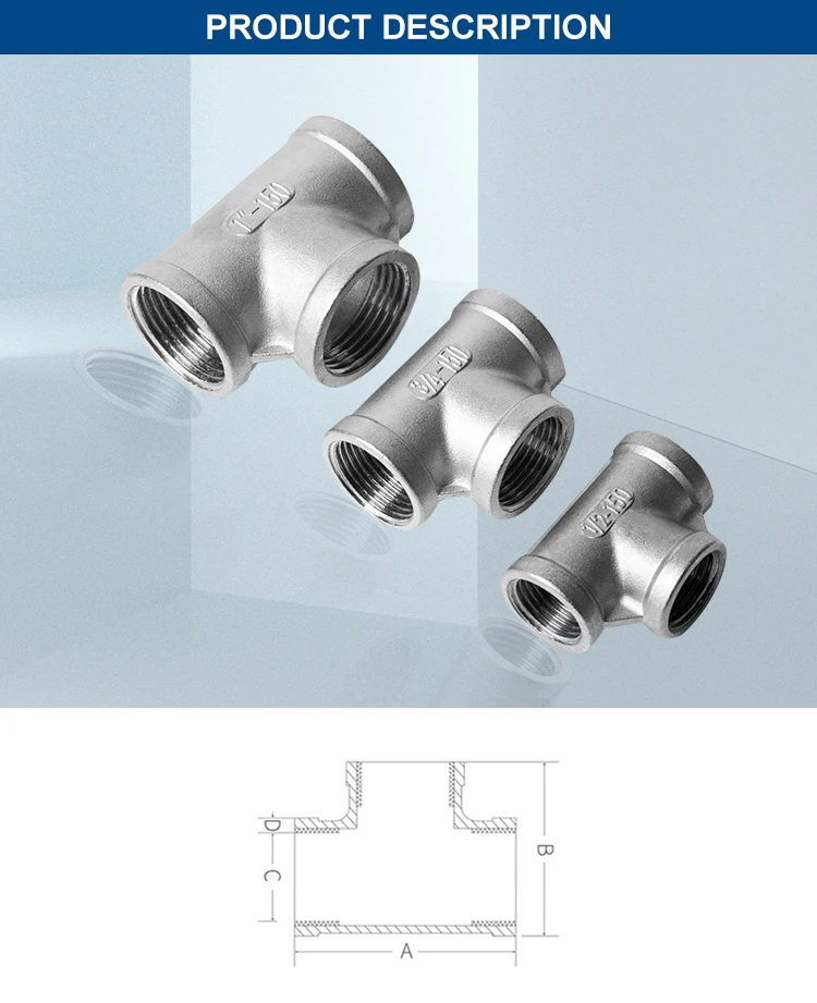 Stainless Steel Quick Coupling Tee - Buy Threaded Stainless Steel Tee ...