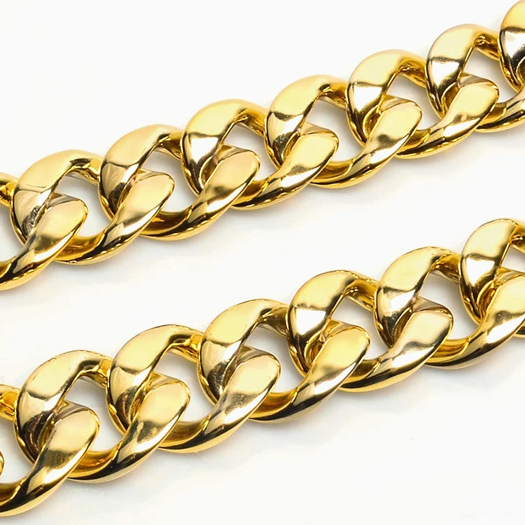 Men's Chunky Necklace - Rapper Fake Gold Chain 90s Hip Hop