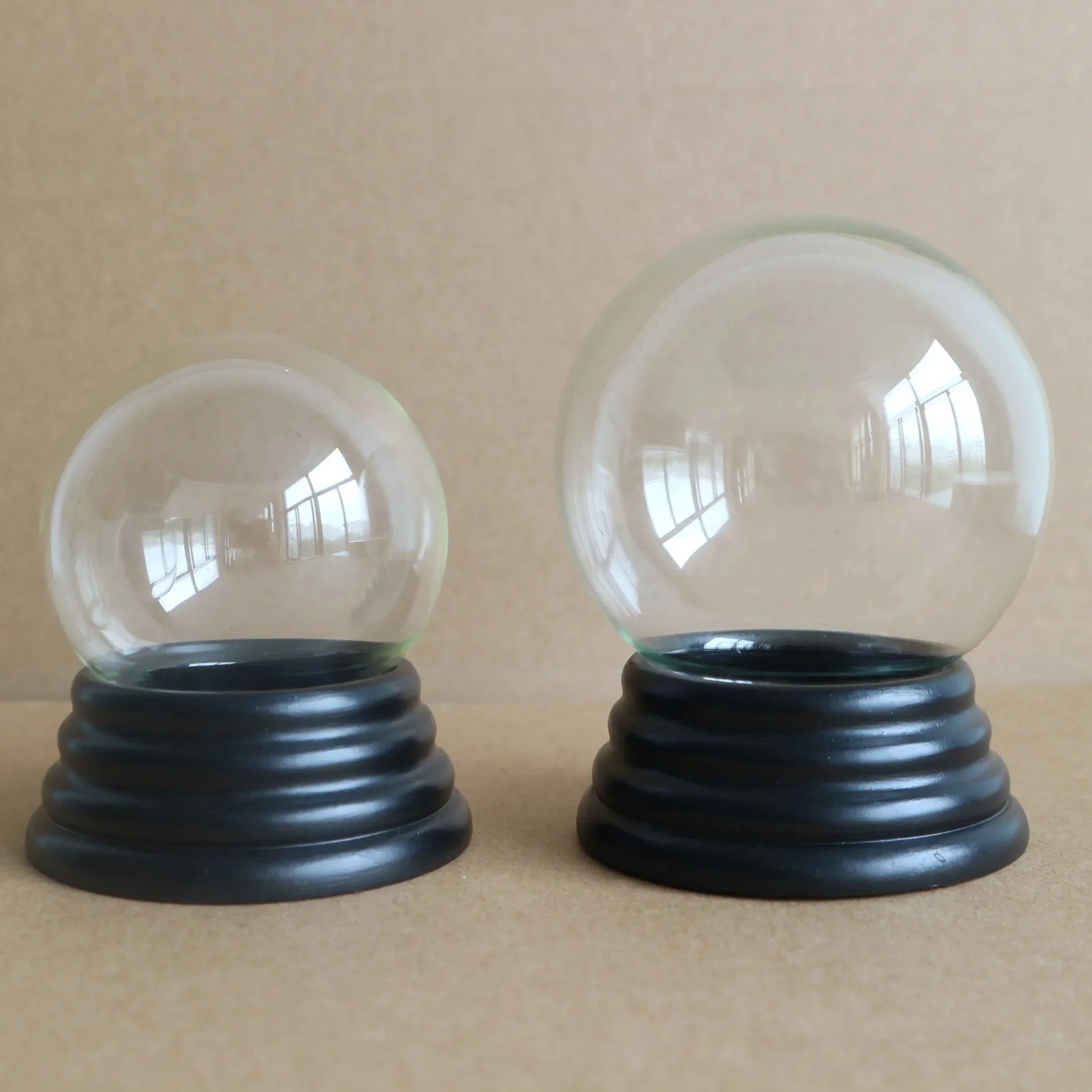 DIY Empty Clear Glass Ball Snow Globe D100mm in Stock