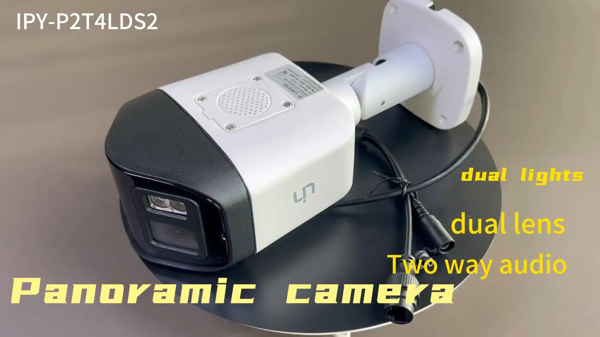 4mp Panoramic 180 Dual-lens Two-way Audio Dual-light Human Detection Ip ...