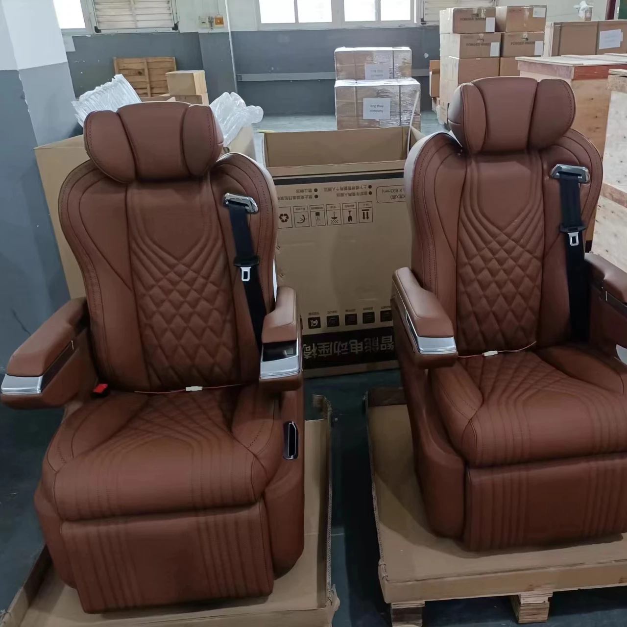 New Luxury Camper Van Chair Electric Reclining Captain Single Bus Seat ...
