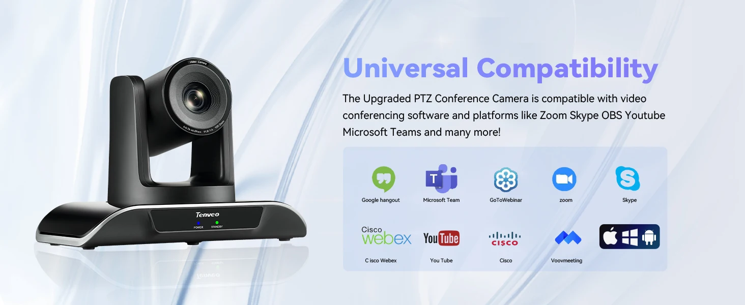 Tenveo VHD Pro PTZ Conference Cameras - 10x Zoom Video